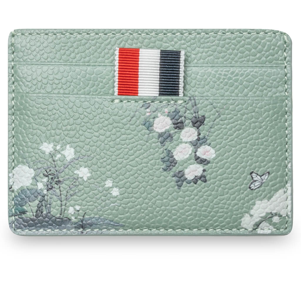 Single Card Holder Seasonal Toile Print - Med Green – Feature