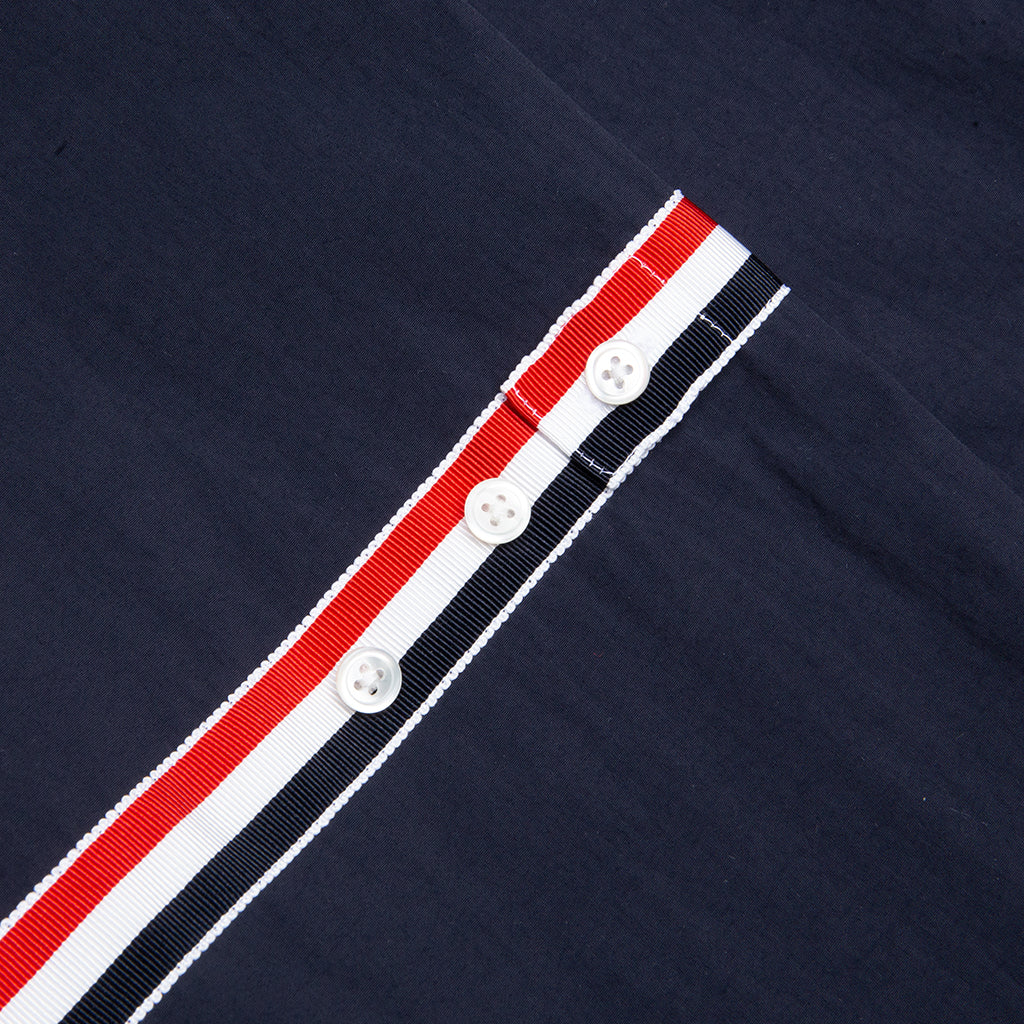 Snap Front Shirt Jacket - Navy – Feature