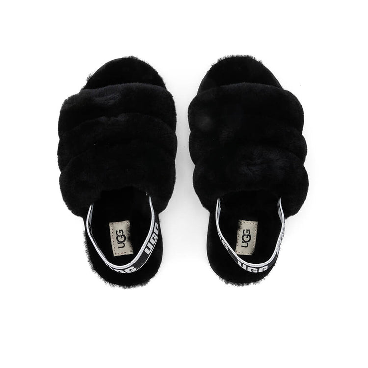 Toddlers Fluff Yeah Slide - Black – Feature