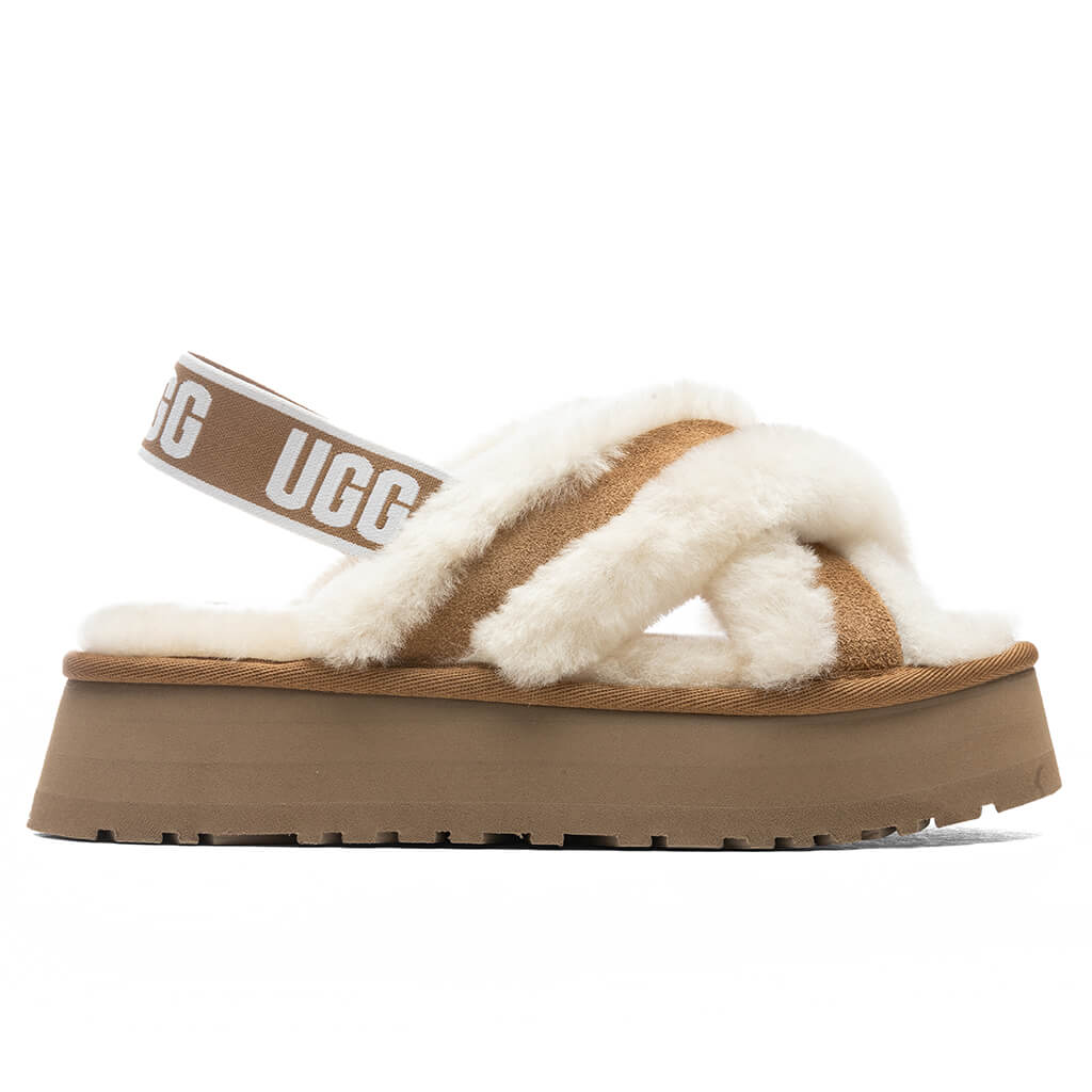 Women's Disco Cross Slide - Chestnut – Feature