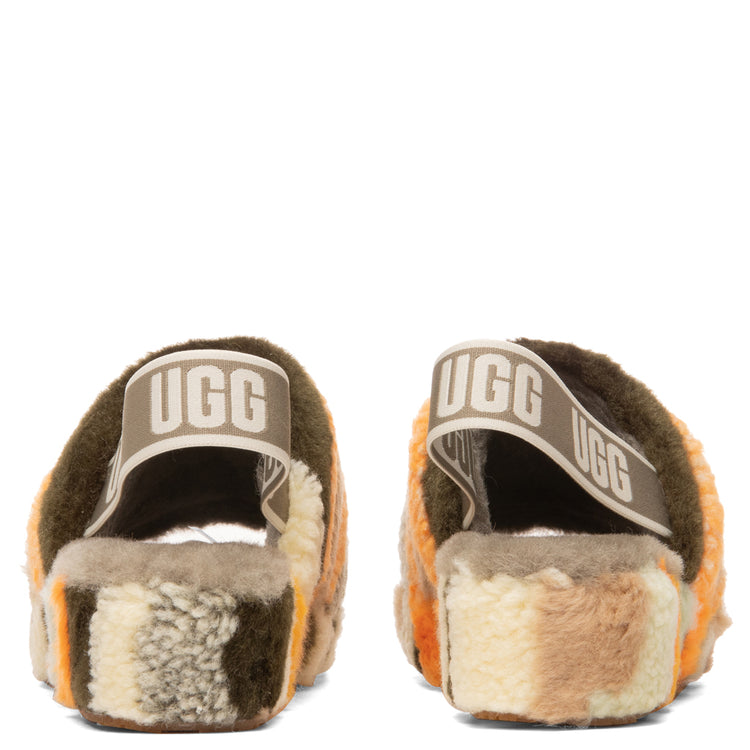 Women's Fluff Yeah Slide Cali Collage - Olive – Feature