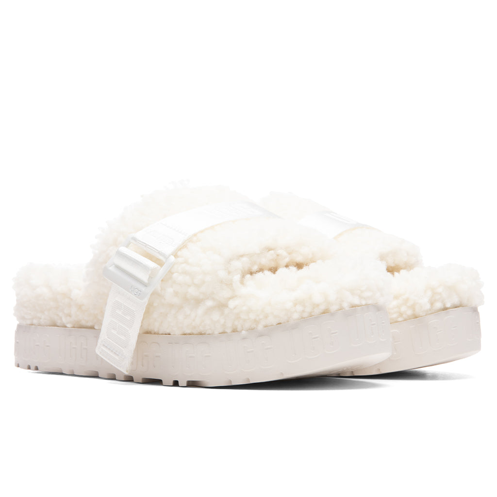 Women's Fluffita Slipper - White – Feature