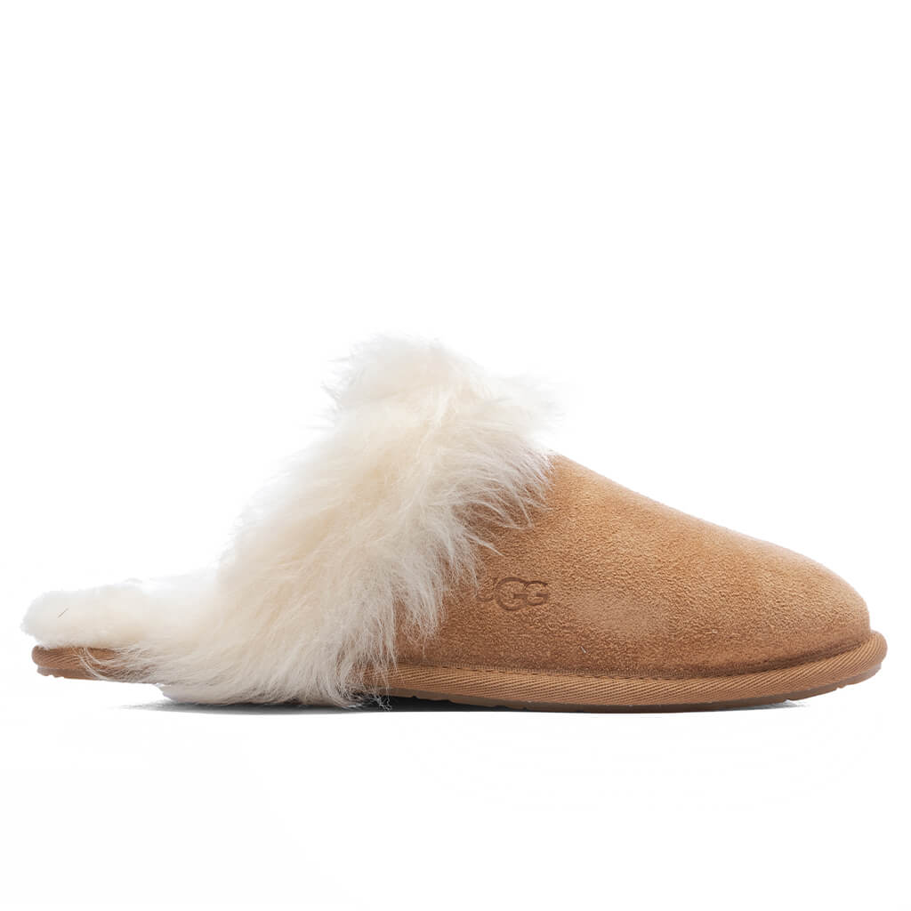 Women's Scuff Sis Slipper - Chestnut – Feature