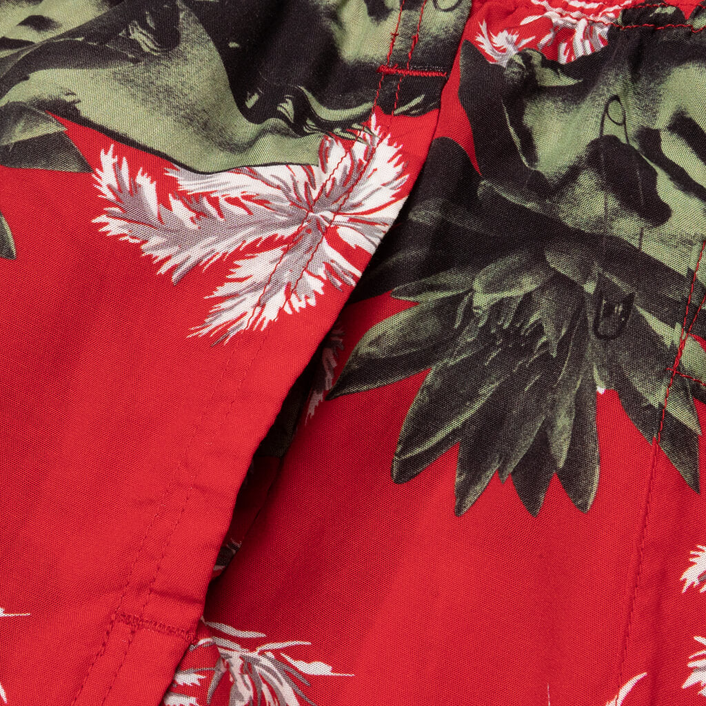 Chaos and Balance Shorts - Red Base – Feature