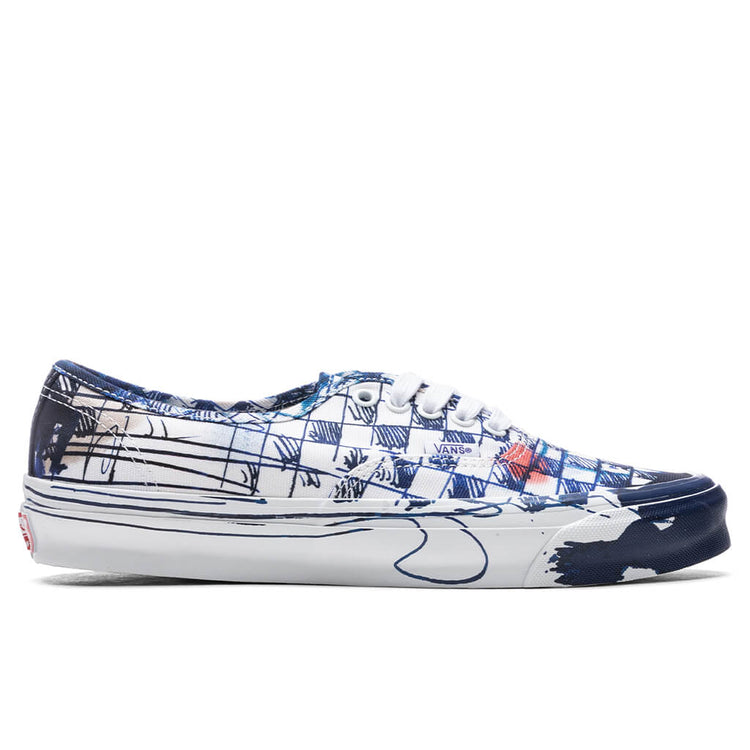 Vans Vault x Connor Tingley OG Authentic LX - True White/Blue – Feature