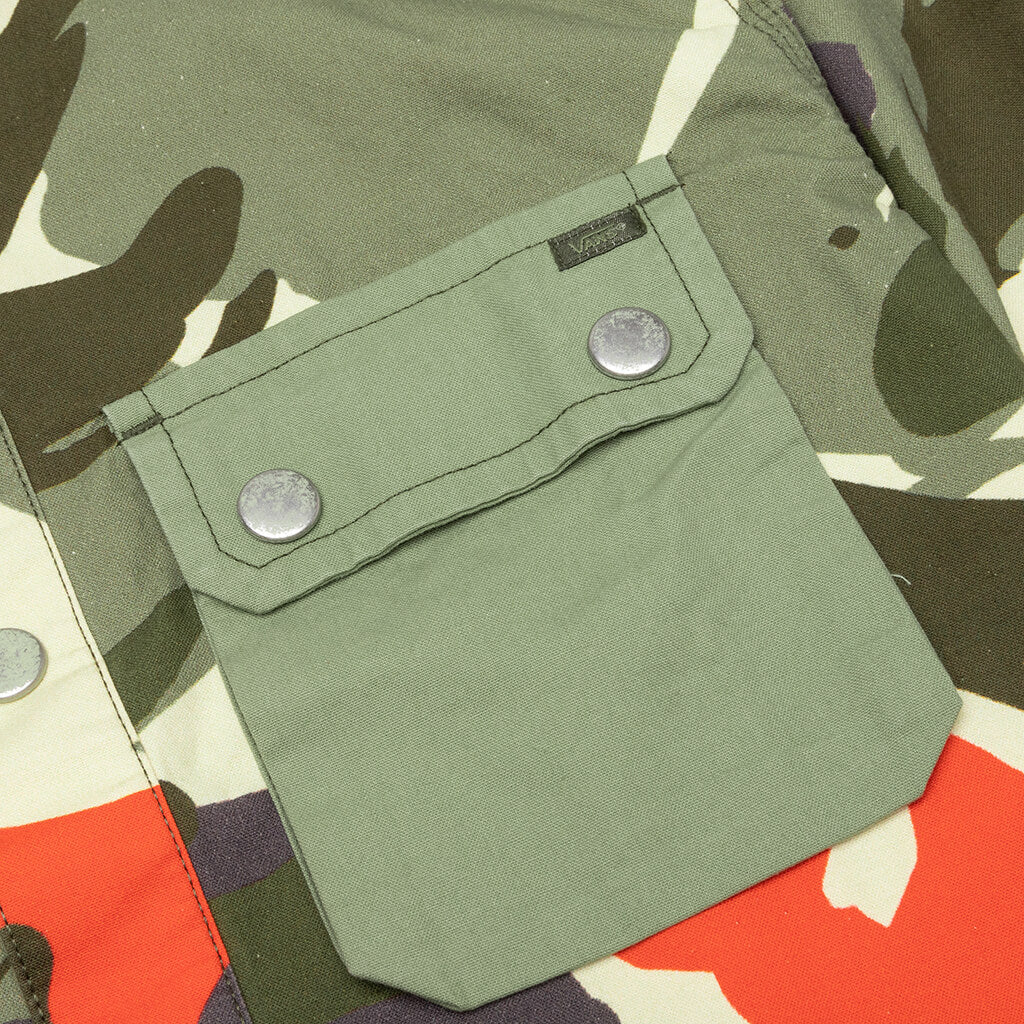 Vans Vault x Nigel Cabourn Nigel Woven - Camo – Feature