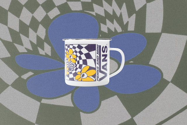 Vans Vault x Perks And Mini Spiral Checker Camp Cup - White – Feature