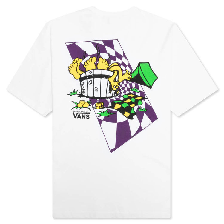 Vans Vault x Perks And Mini Spiral Checkers S/S Tee - White – Feature