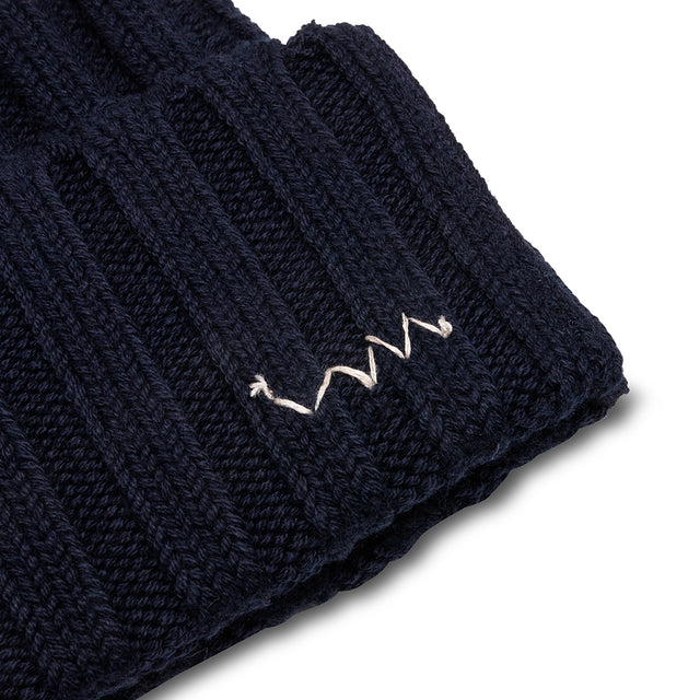 Cotton Knit Cap - Navy – Feature