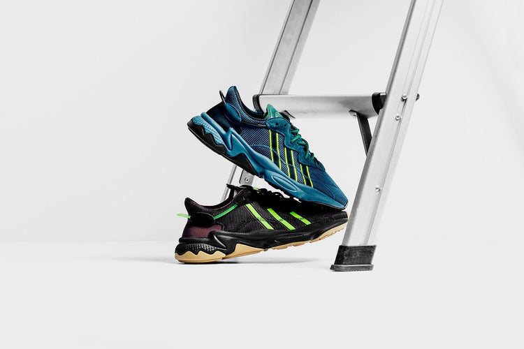 Adidas Originals x Pusha T Ozweego - Navy/Green/Black – Feature
