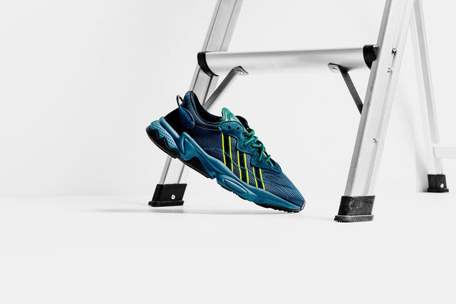 Adidas Originals x Pusha T Ozweego - Navy/Green/Black – Feature