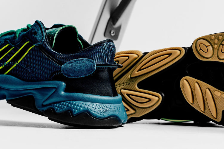 Adidas Originals x Pusha T Ozweego - Navy/Green/Black – Feature
