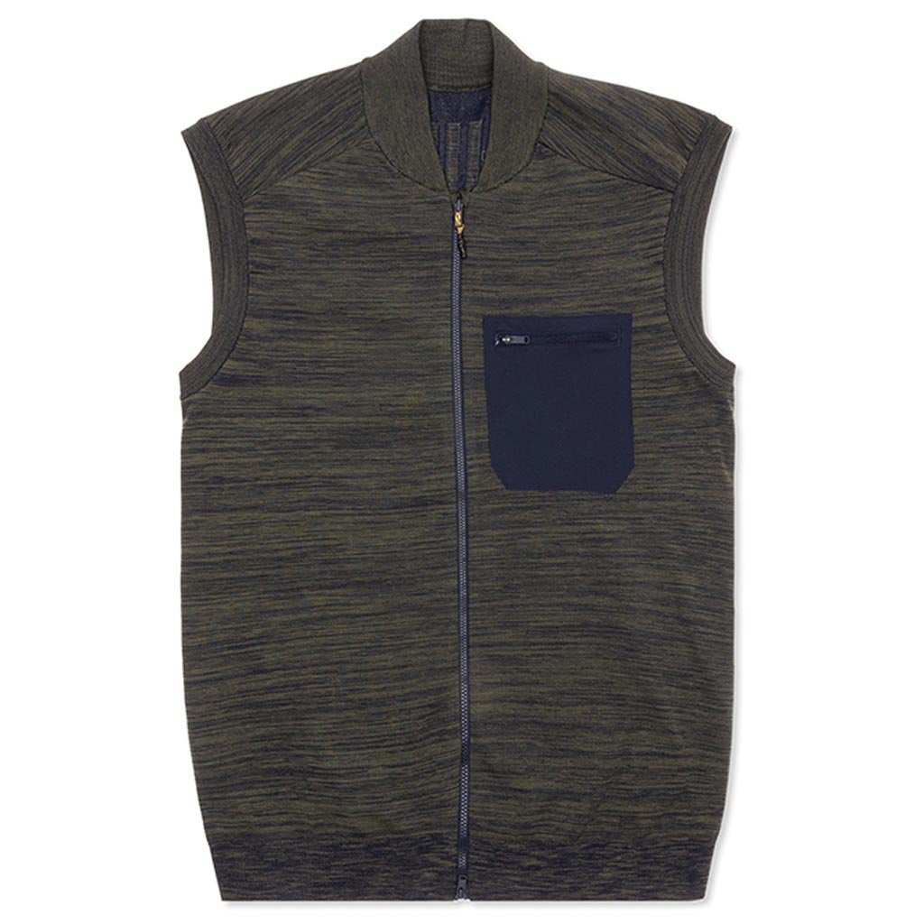 Adidas Originals x Universal Works Vest - Legend Ink/Olive Cargo – Feature