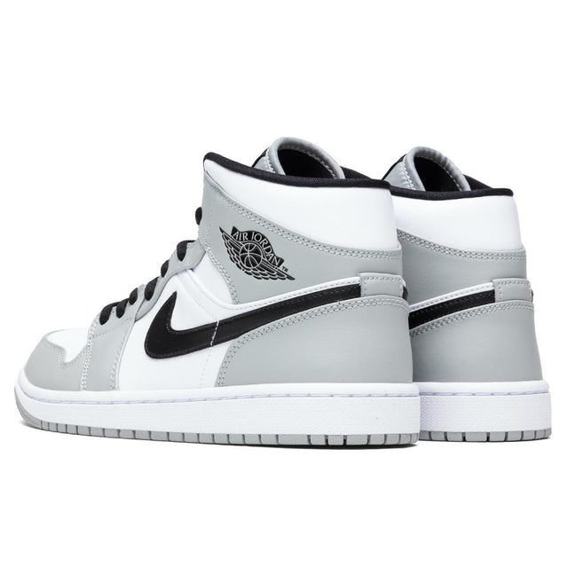 Air Jordan 1 Mid - Light Smoke Grey/Black/White – Feature