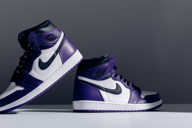 Air 1 Retro High OG "Court Purple" - Court Purple/Black/White – Feature