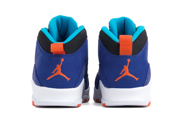 Air 10 Retro - Racer Blue/Team Orange – Feature