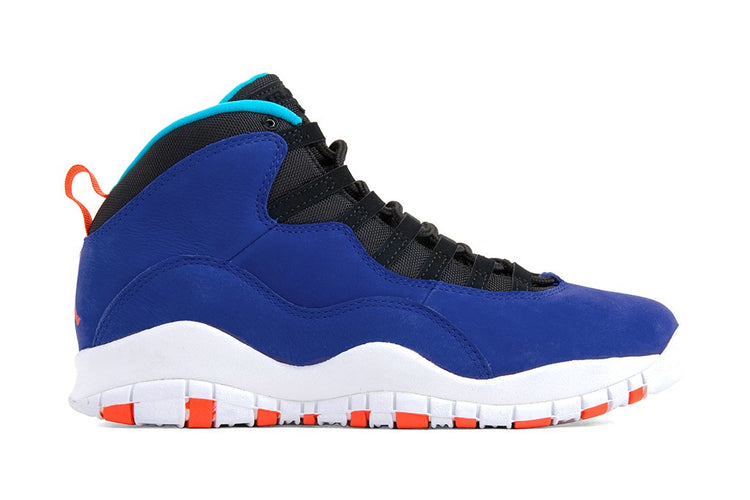 Air 10 Retro - Racer Blue/Team Orange – Feature