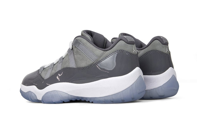 Air 11 Retro Low 'Cool Grey' - Medium Grey/White-Gun Smoke – Feature