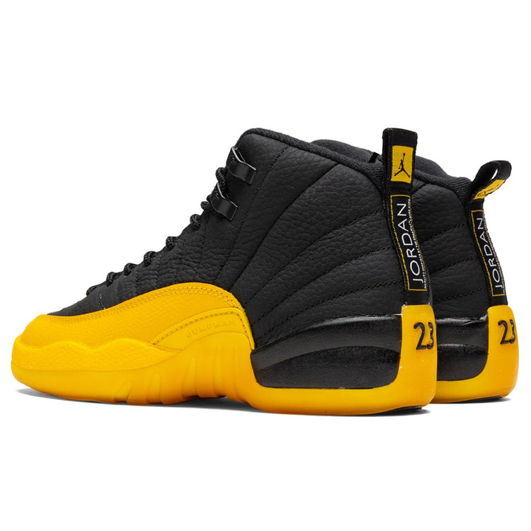 Air Jordan 12 Retro (GS) - Black/University Gold – Feature