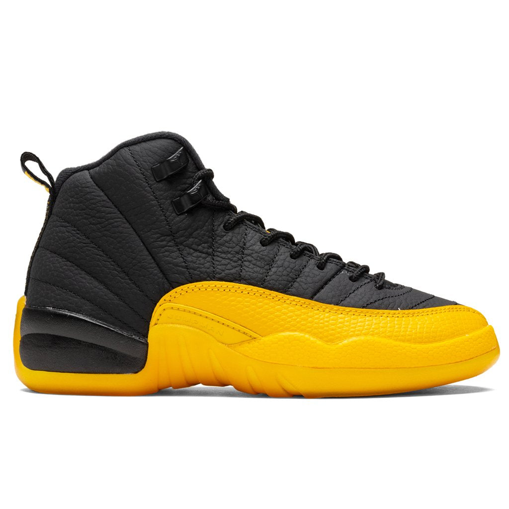 Air Jordan 12 Retro (GS) - Black/University Gold – Feature