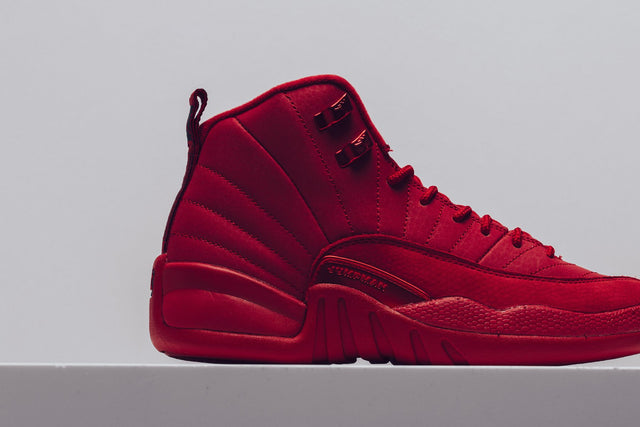 Air 12 Retro (GS) - Gym Red/Black – Feature