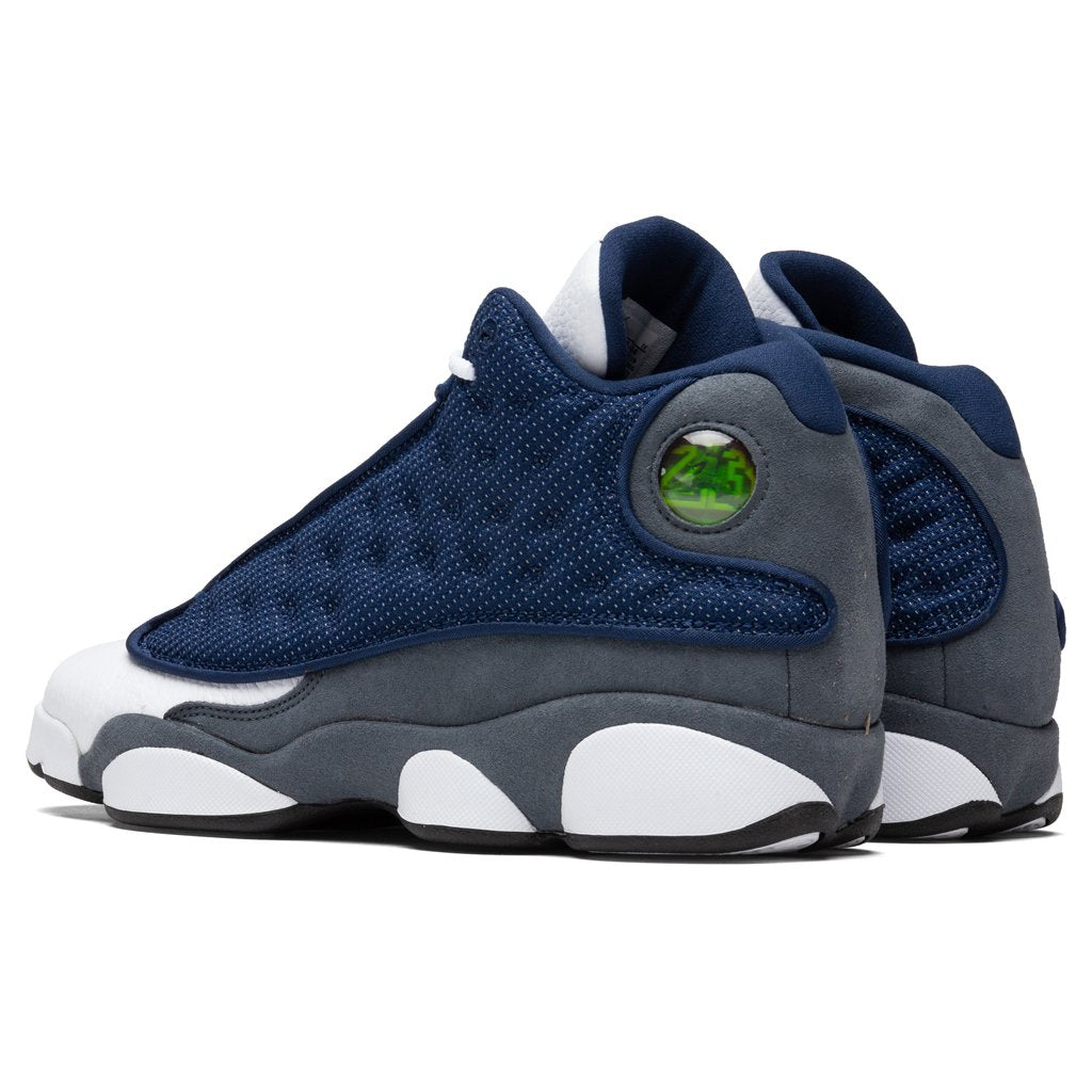 Air Jordan 13 Retro (GS) "Flint Grey" - Navy/University Blue – Feature