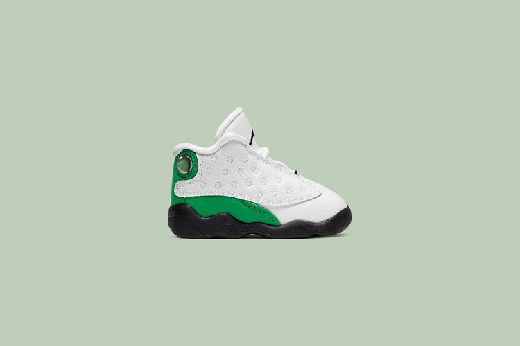 Air Jordan 13 Retro (TD) "Lucky Green" - White/Black – Feature