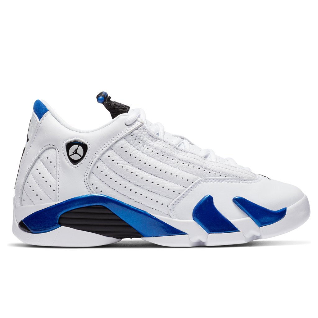 Air Jordan 14 Retro (GS) - White/Hyper Royal – Feature