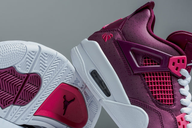 Air 4 Retro (GS) - True Berry/Rush Pink/White – Feature