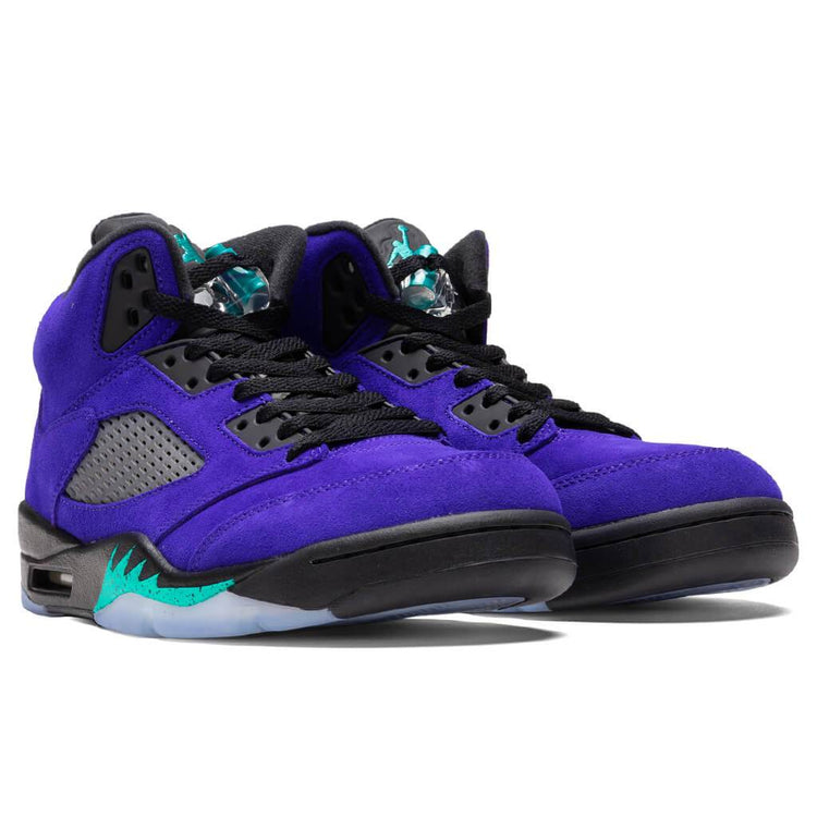 Air Jordan 5 Retro "Alternate Grape" - Grape Ice/New Emerald – Feature