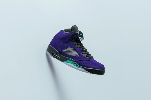 Air Jordan 5 Retro "Alternate Grape" - Grape Ice/New Emerald – Feature