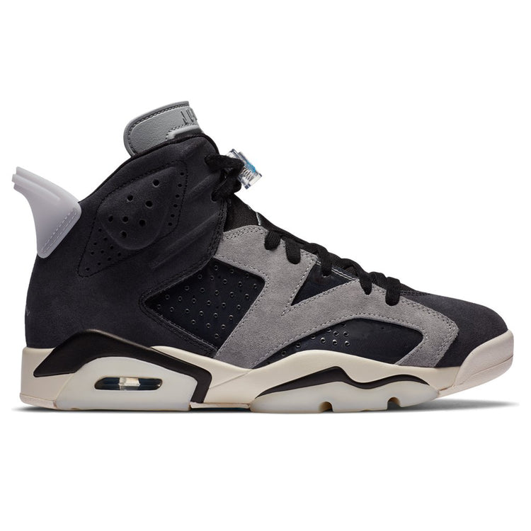 Women's Air Jordan 6 Retro "Light Smoke" - Black/Chrome – Feature