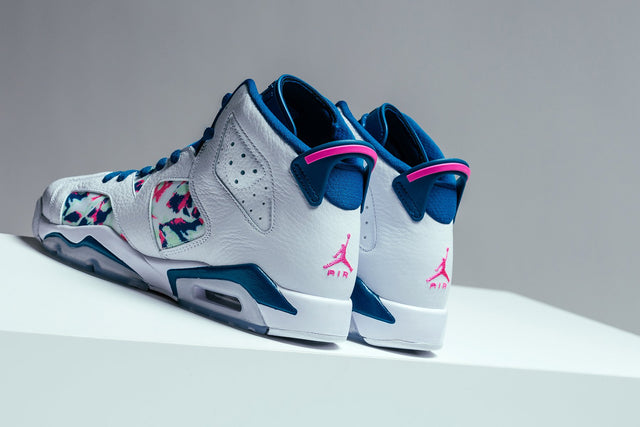 Air 6 Retro Youth - White/Laser Fuchsia – Feature