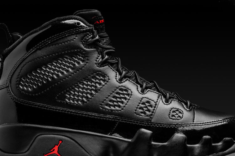 Air 9 Retro 'Bred' - Black/University Red-Anthracite – Feature