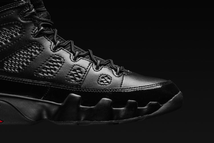 Air 9 Retro 'Bred' - Black/University Red-Anthracite – Feature