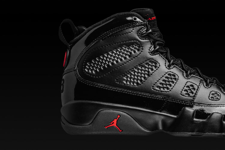 Air 9 Retro 'Bred' - Black/University Red-Anthracite – Feature