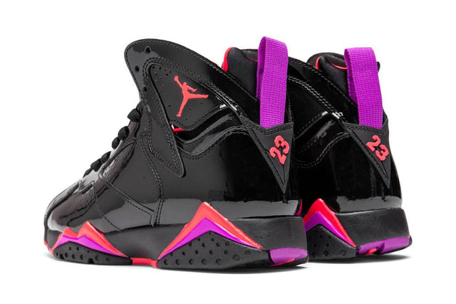 Women's Air Retro 7 - Black/Bright Crimson/Anthracite – Feature