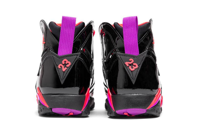 Women's Air Retro 7 - Black/Bright Crimson/Anthracite – Feature