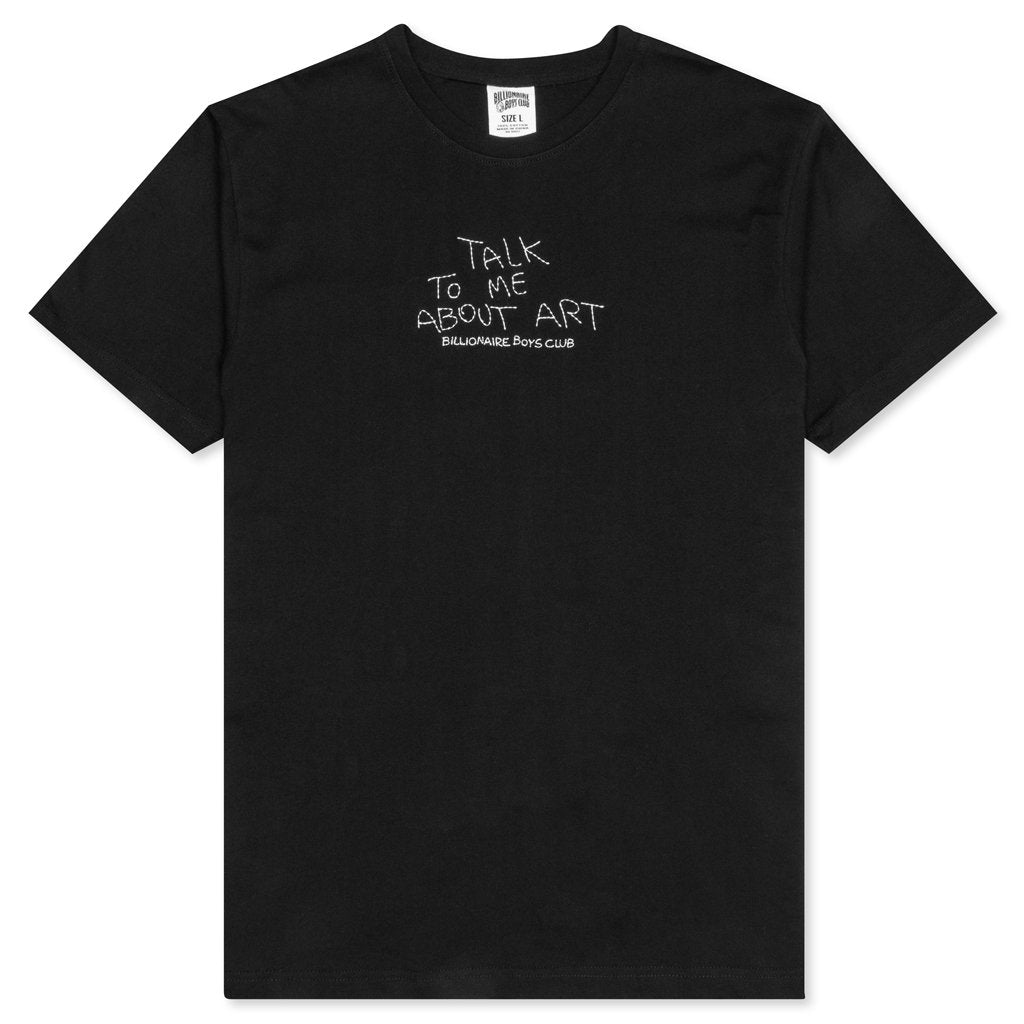 BB Art Talk S/S Knit - Black – Feature