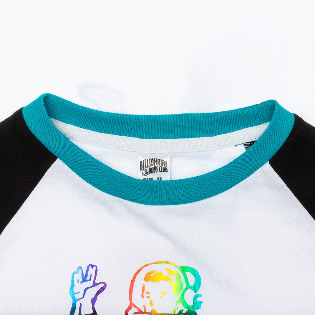 Kid's BB Eagle Rank Raglan - White – Feature