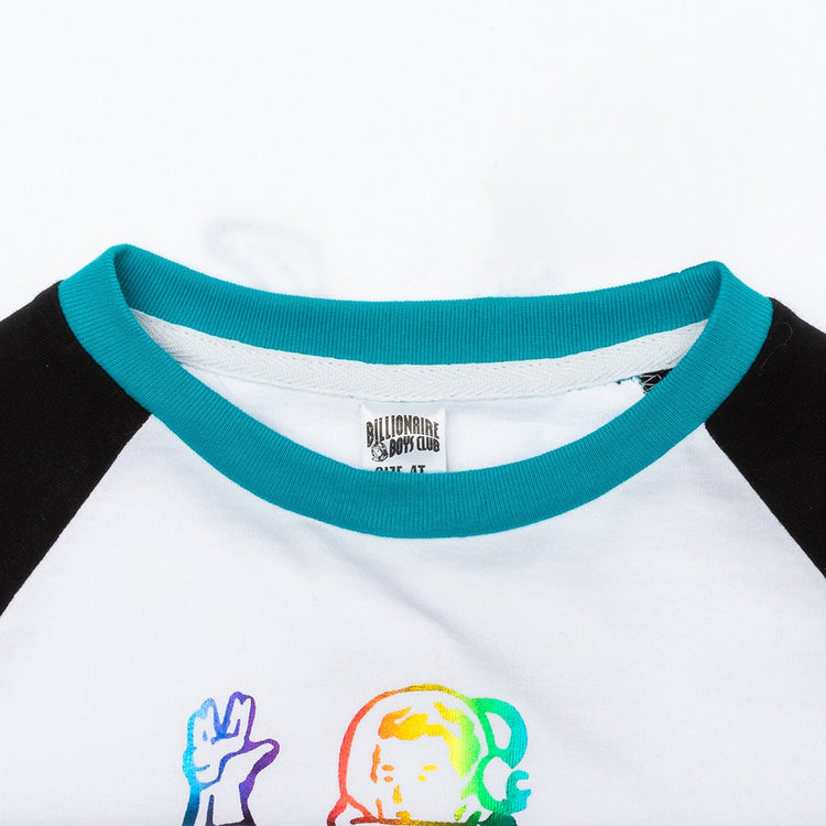 Kid's BB Eagle Rank Raglan - White – Feature