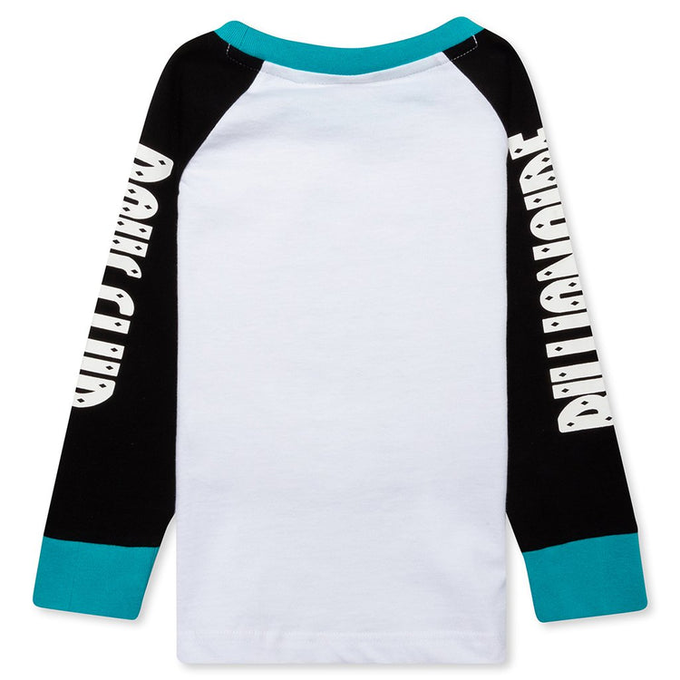 Kid's BB Eagle Rank Raglan - White – Feature