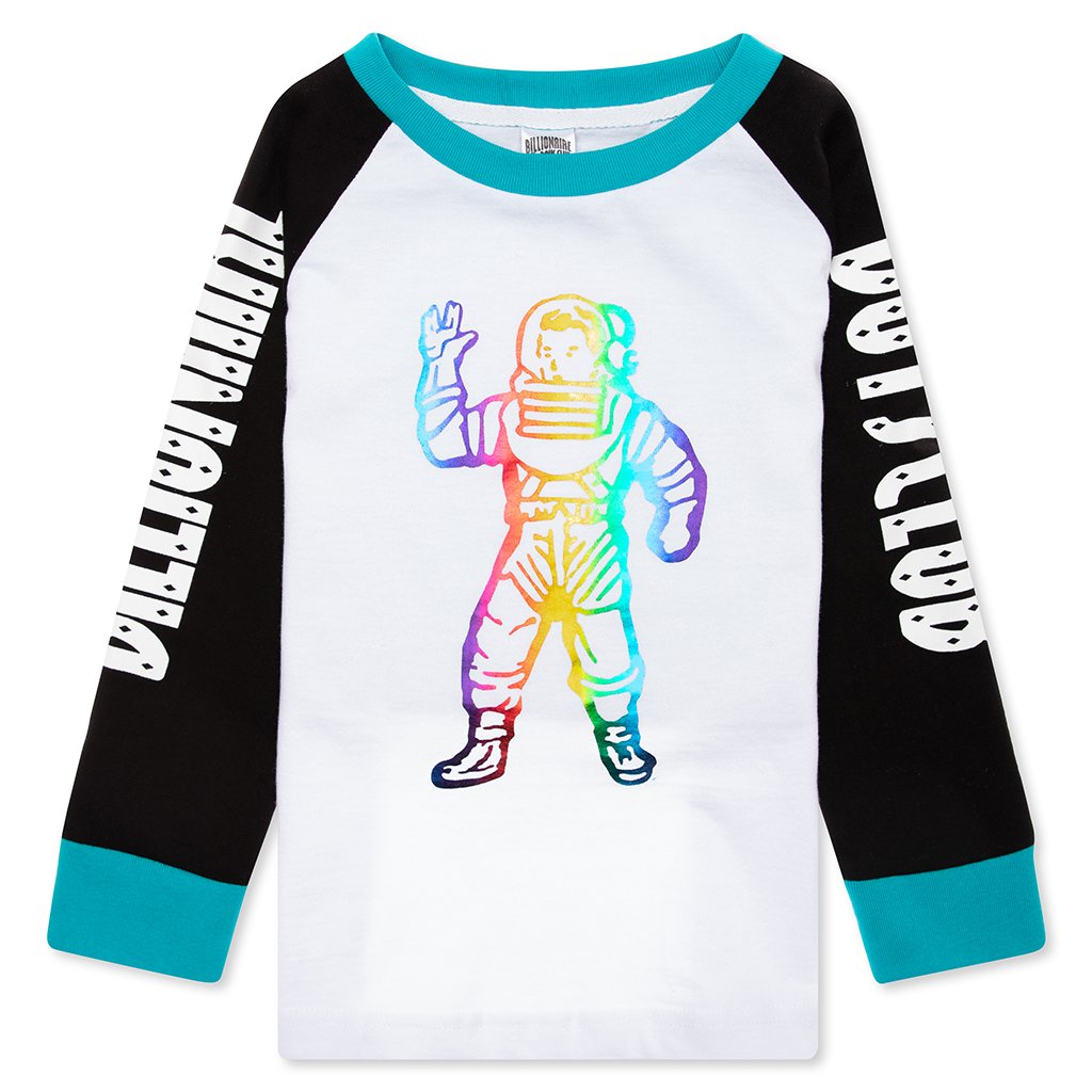 Kid's BB Eagle Rank Raglan - White – Feature