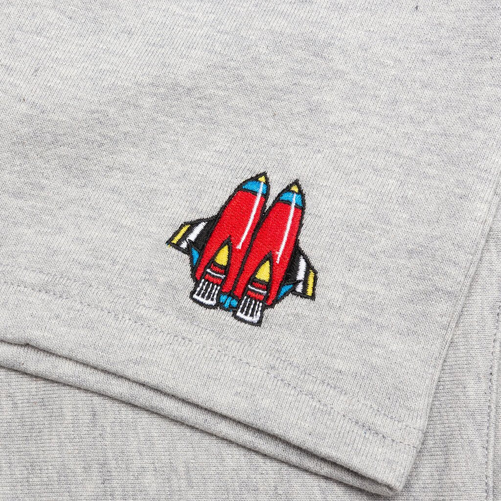 Kid's BB Launchpad Short - Heather Grey – Feature