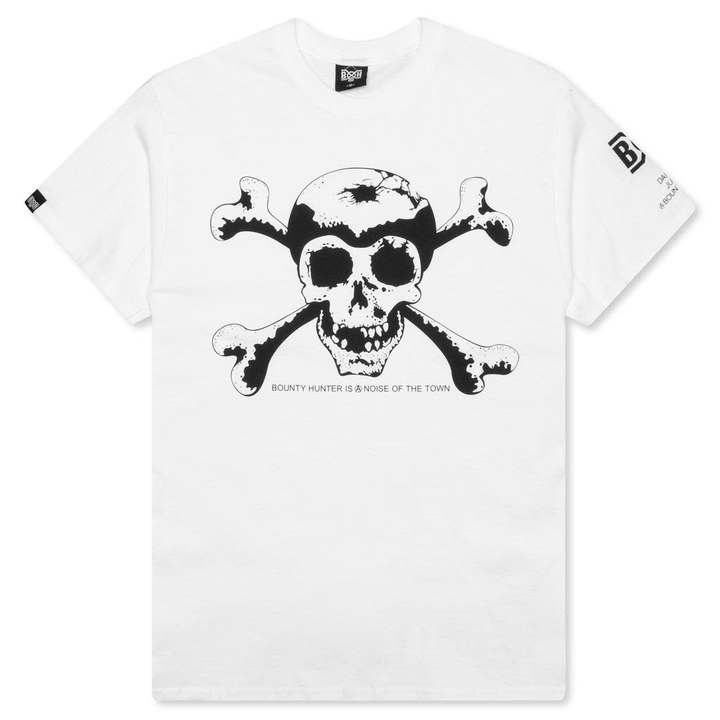 D-Beat Old Skull S/S Tee - White – Feature
