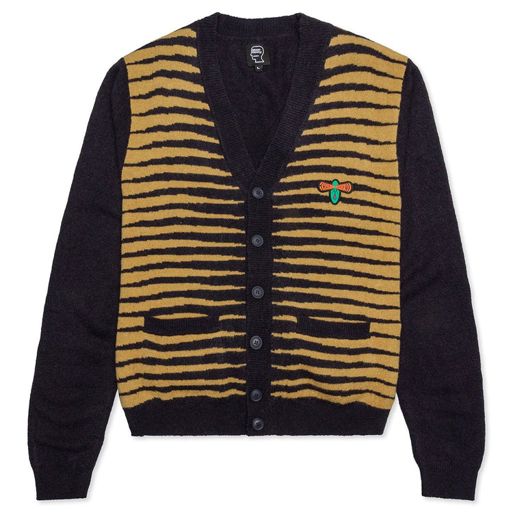 Brain Eyes Cardigan - Black – Feature