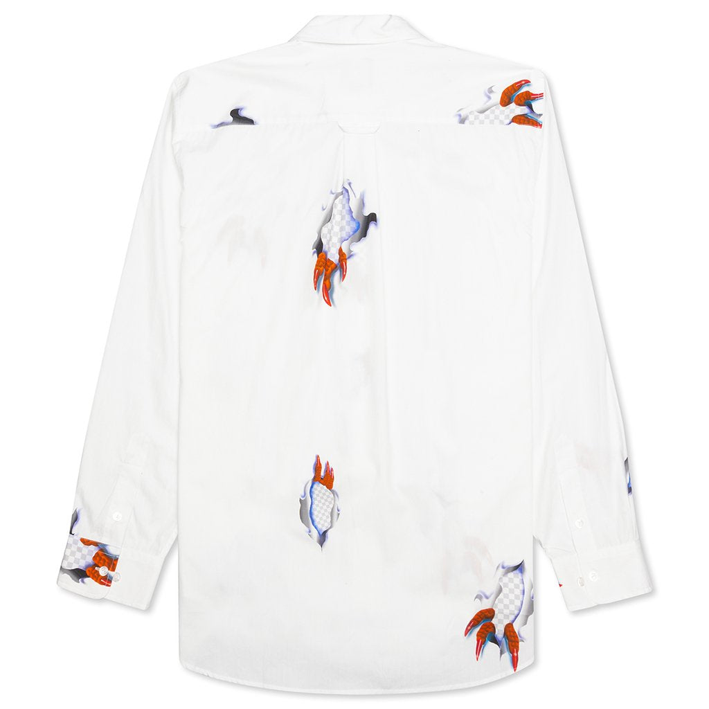 Claw Button Up Shirt - White – Feature