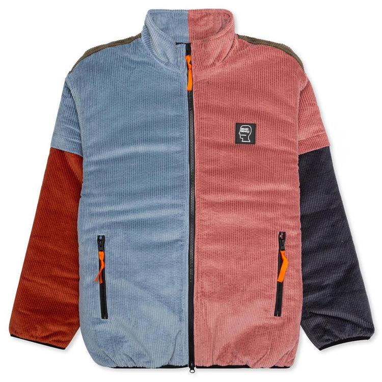Color Blocked Micro Puffer W/ Removable Sleeves - Multi – Feature