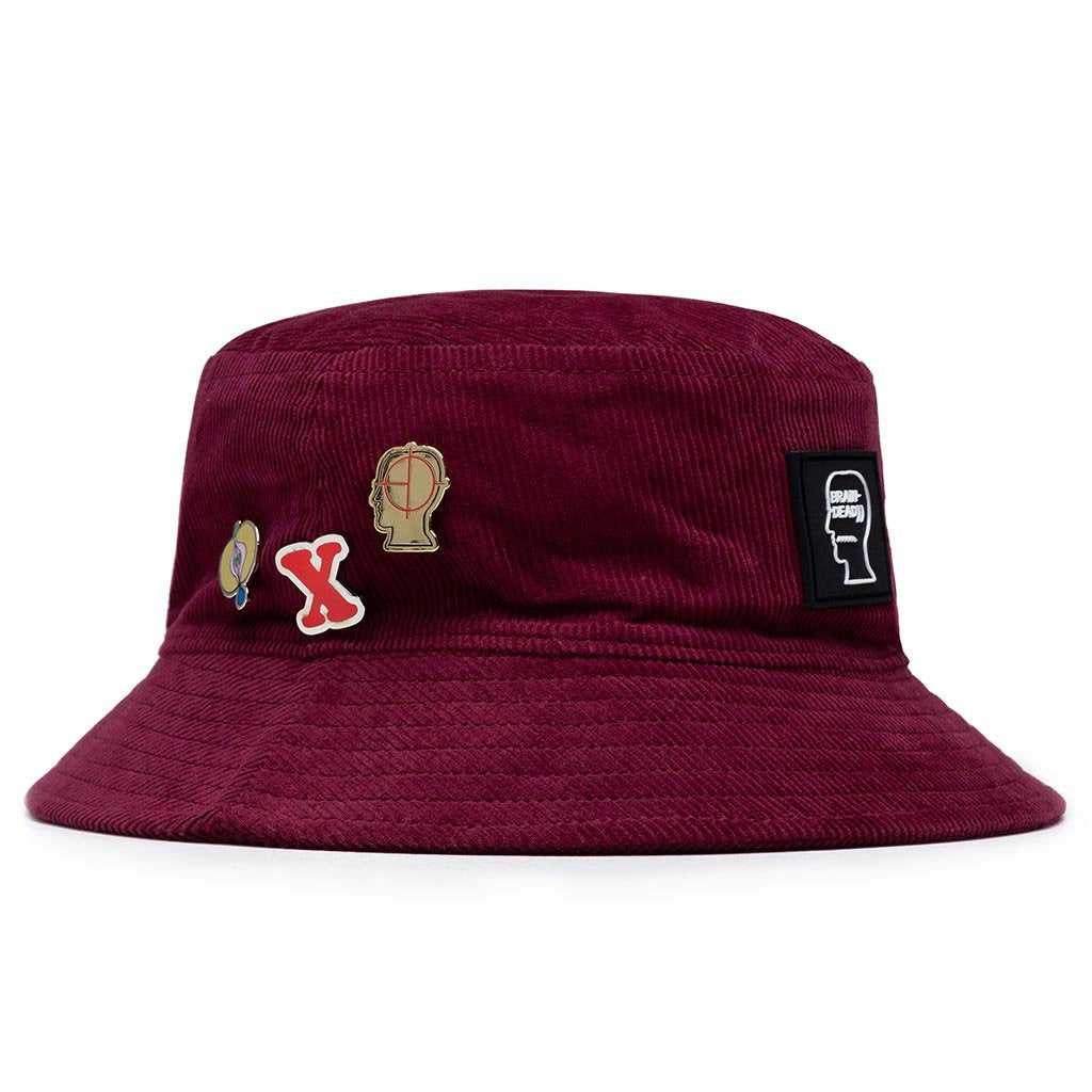 Corduroy Bucket - Maroon – Feature