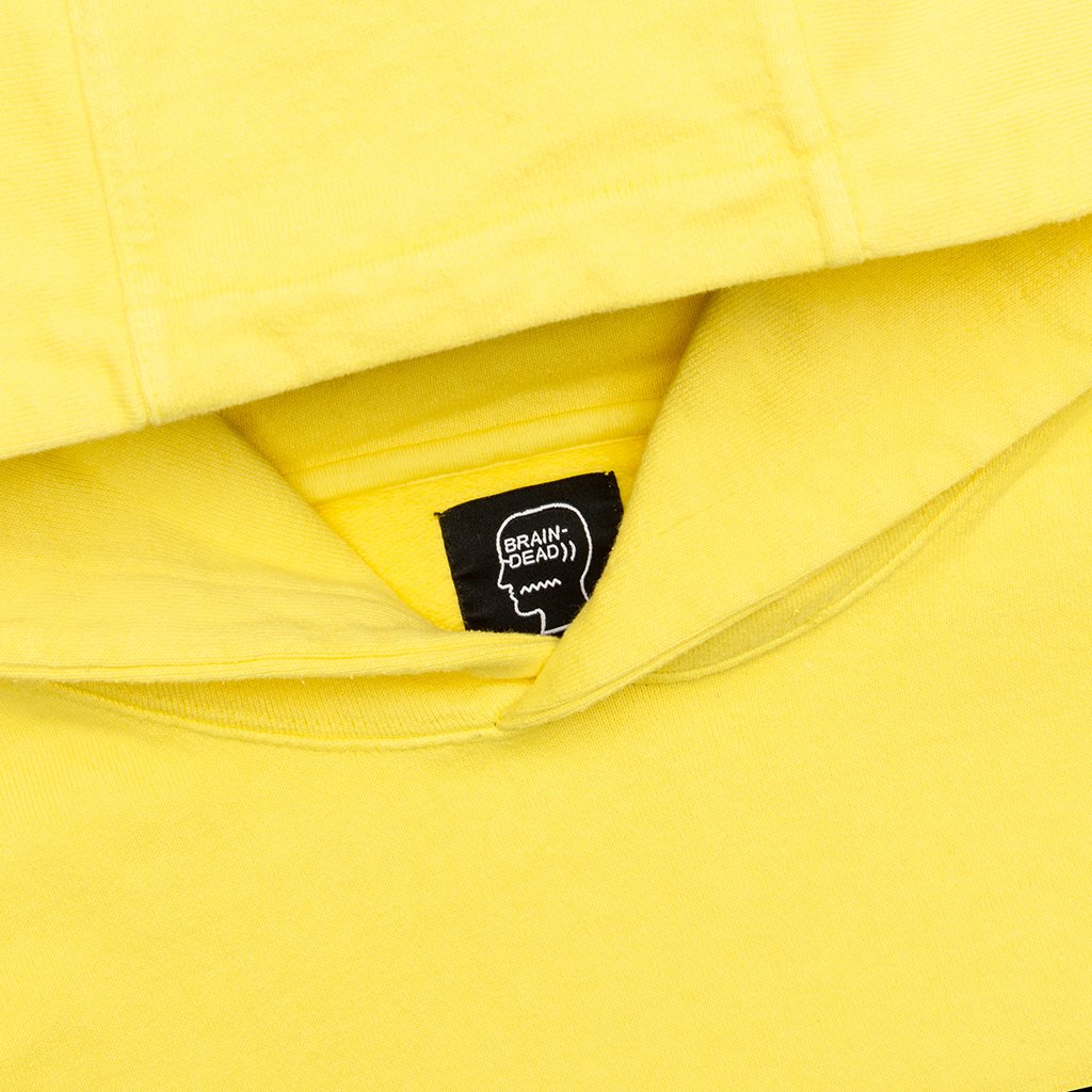 Embroidered Graffiti Hoodie - Light Yellow – Feature